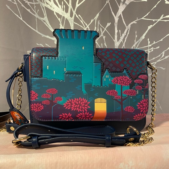 Disney | Bags | Bnwt Disney Pixar Brave Princess Merida Castle ...